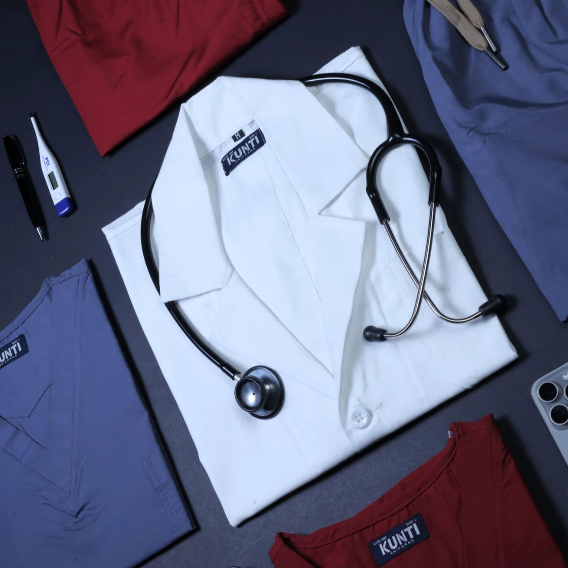 Doctor Apron - Short – kunti uniforms